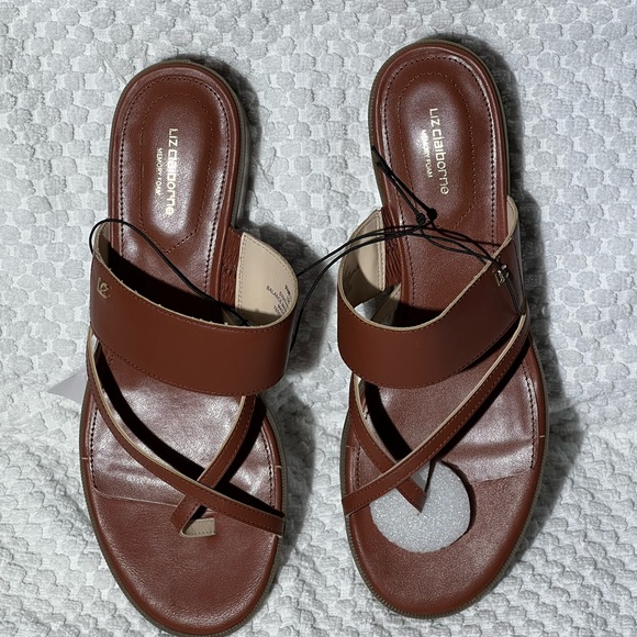 Liz Claiborne | Shoes | Liz Claiborne Anson Cognac Sandals | Poshmark